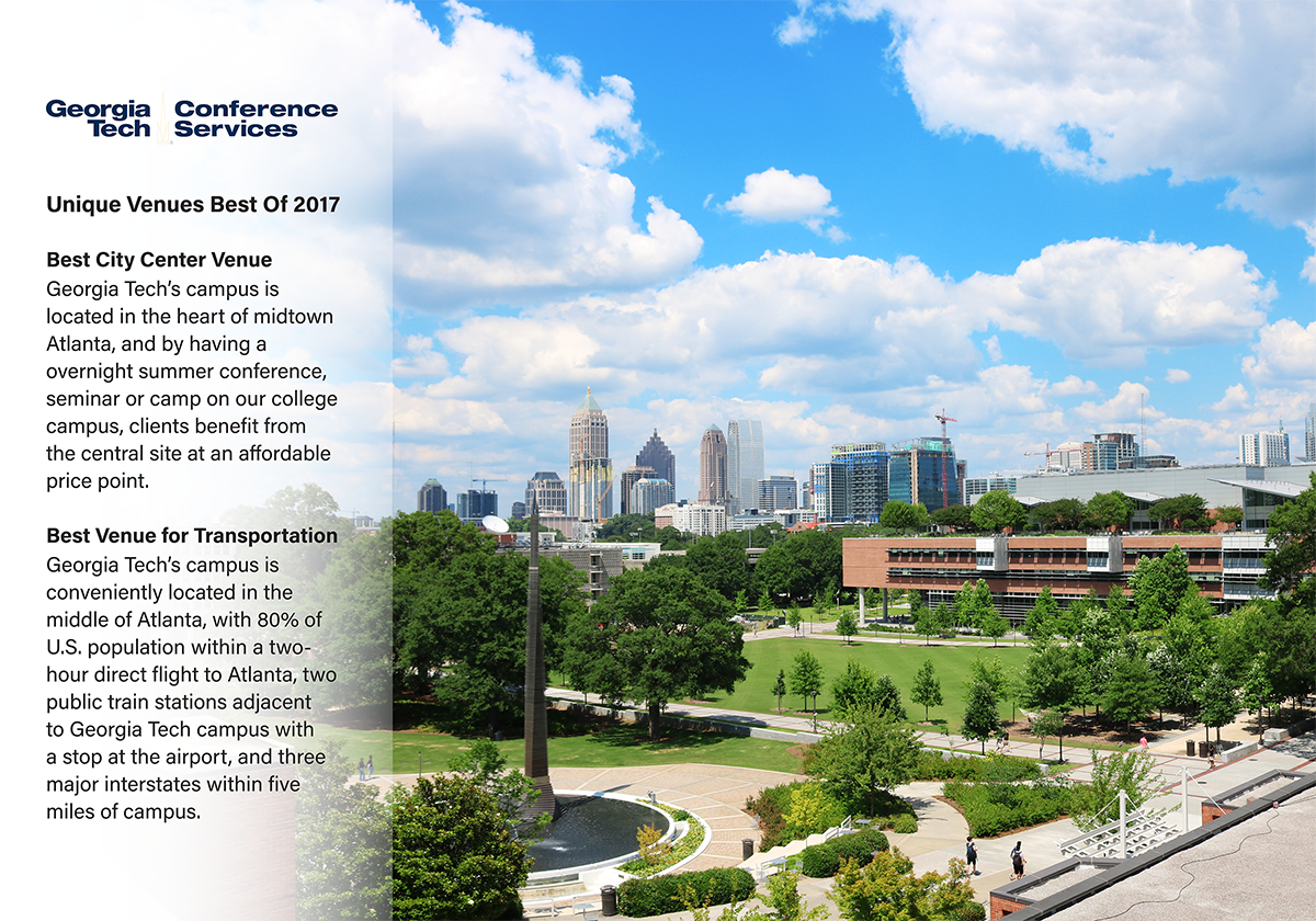 Two "Best Of" Honors for Georgia Tech Conference Services | Office of ...